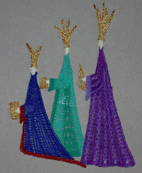 Three Kings - Milanese Lace Making Pattern