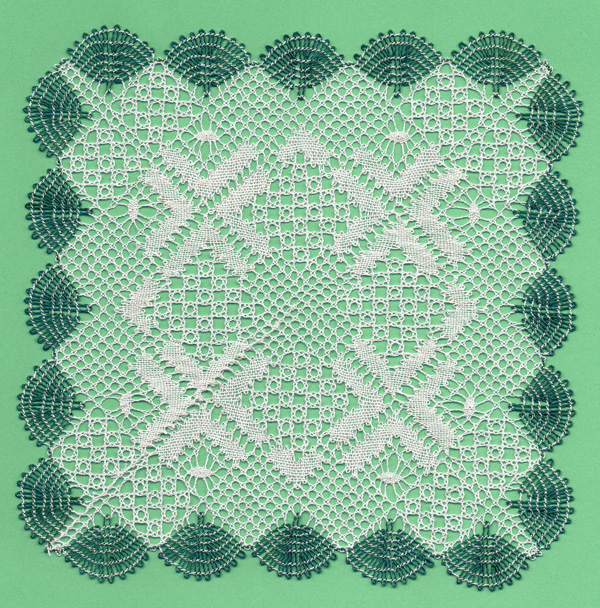 Jade Square - Torchon Lace Making Pattern Download
